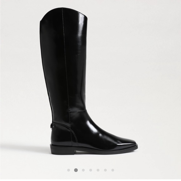 Sam Edelman | Shoes | Sam Edelman Cesar Patent Riding Boots Wide Calf ...